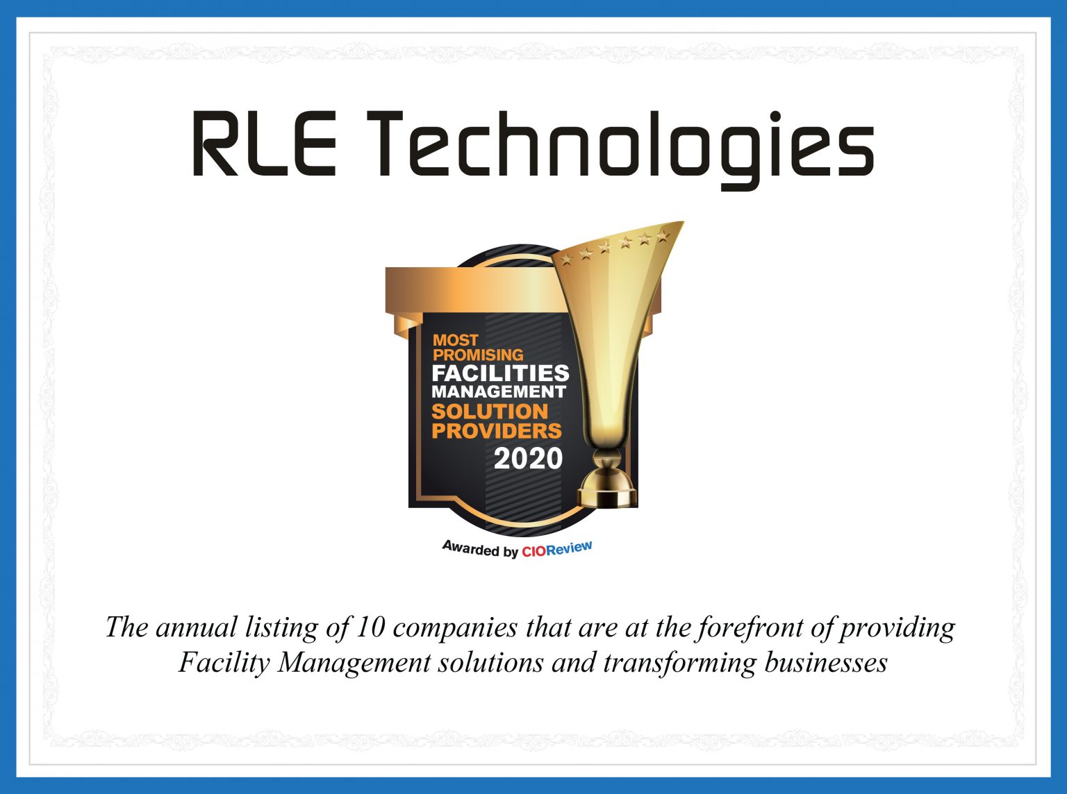 Press Releases - RLE Technologies