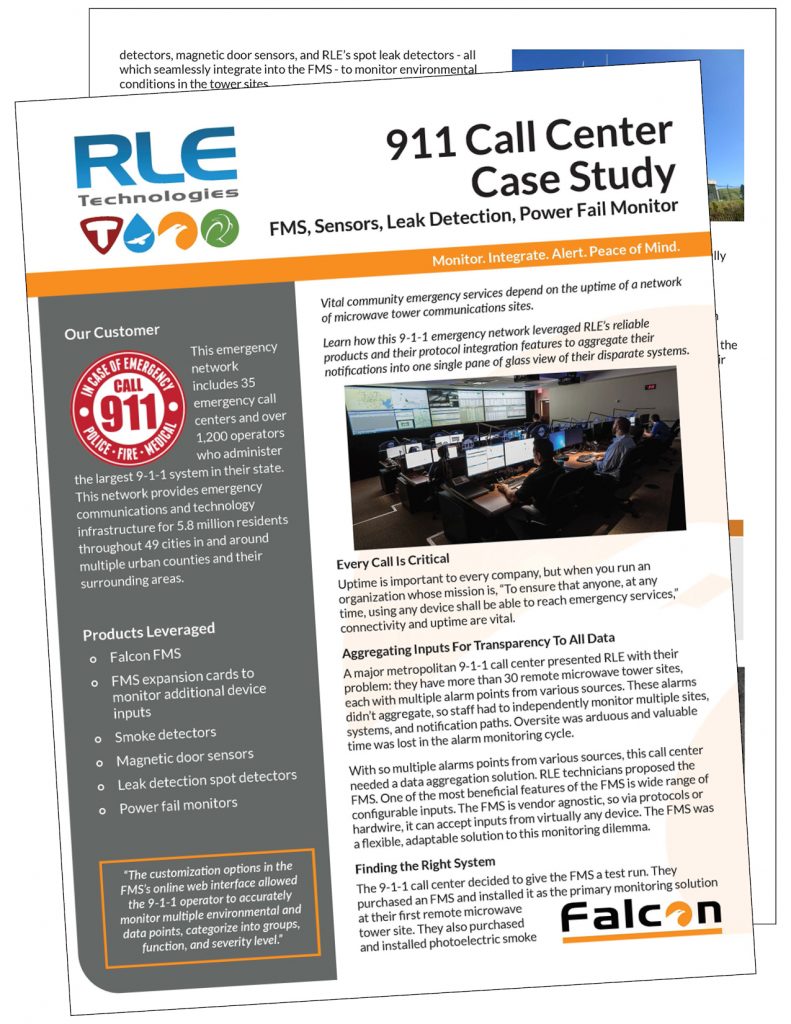 911 Call Center Case Study - RLE Technologies
